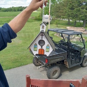 Custom Firehouse Handmade Birdhouse - Etsy
