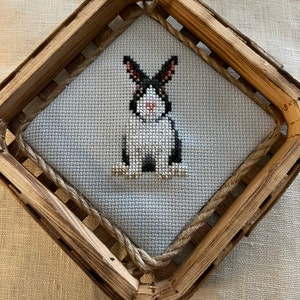 Cross Stitch Pattern dutch Rabbit DMC Chart Embroidery Printable PDF ...