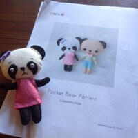 Pocket Pets Pdf Pattern - Complete Set of 5 - Etsy Canada