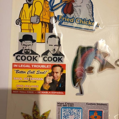 Better Call Saul Business Card Stickers in Legal Trouble - Etsy