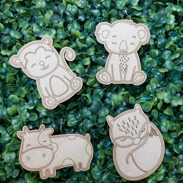 50 Animals Bundle SVG for Cut File, Animal Hand Drawn Style,svg,dxf,png ...