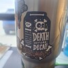Death Before Decaf, Coffee Bag Sticker, Funny Sticker Art, Morbid ...