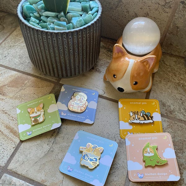 Corgi Bento Box Sticker, Corgi Sticker, Dog Stickers, Cute Stickers ...