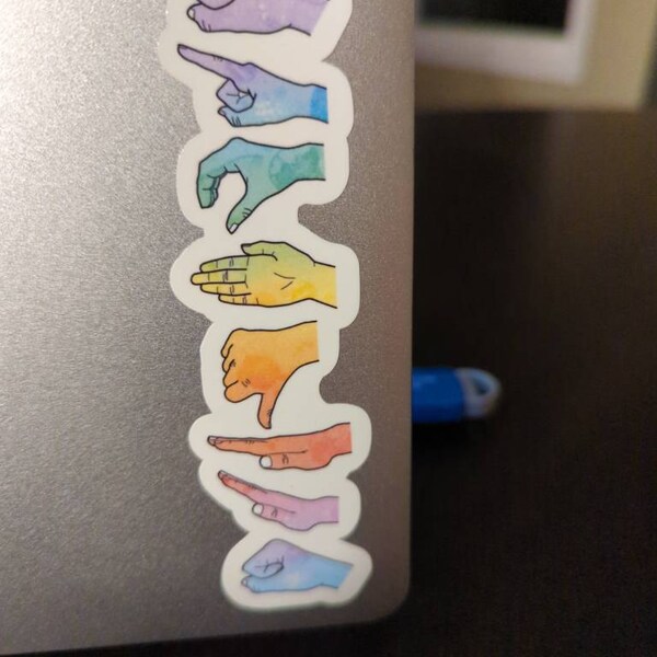 Solfege Hand Sign Sticker, Curwen Hand Sign, Music Teacher Sticker ...