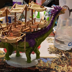 Long Neck Miniature Brachiosaurus Brontosaurus Dinosaur DND Pathfinder ...