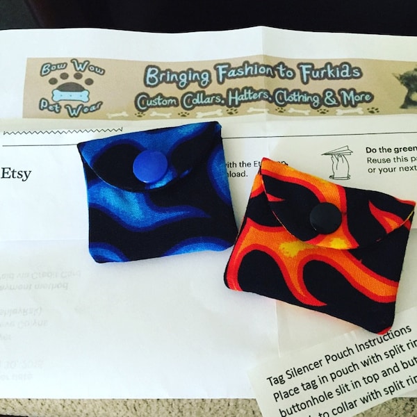 Dog Tag Silcencer Bag Pouch, Dog Tag Pouch - Etsy