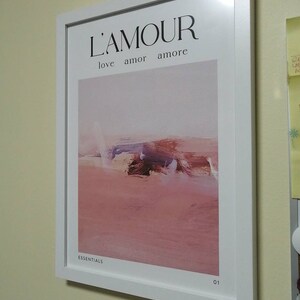 Aesthetic French Words Print Wall Art Set of 3 Trendy Abstract Prints ...