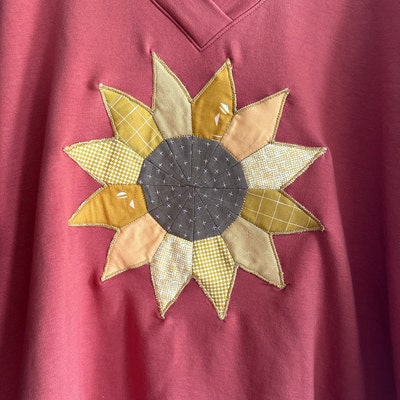 Sunflower, Foundation Paper Piecing Pattern FPP, Quilt Block, PDF ...