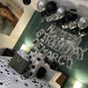 CONGRATS Cursive Balloon Banner W/ Custom Name Cursive Letter Balloons ...
