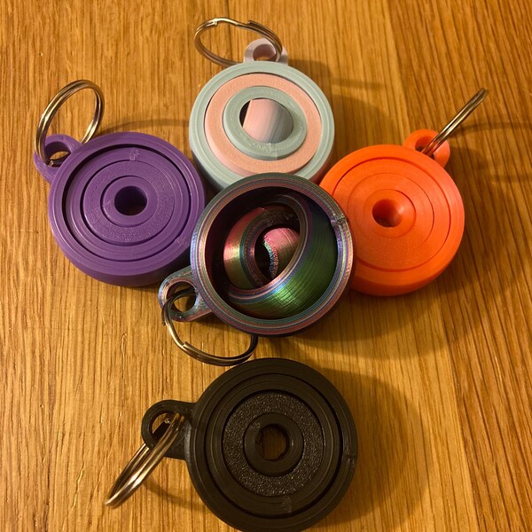Gyroscope Keychain Fidget Toy - Etsy