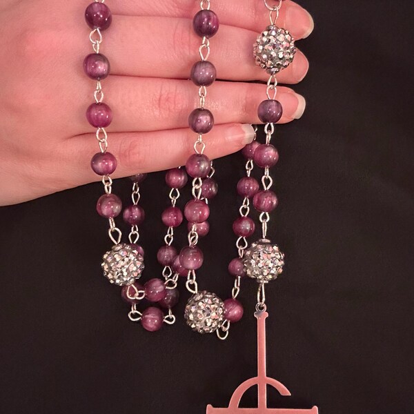 Ghost Band Rosary - Glow in the Dark - UV Reactive - Papa IV Blues ...