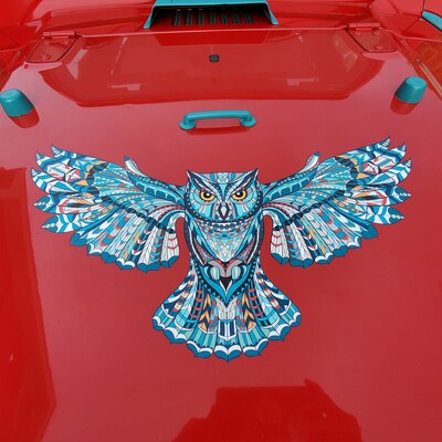 Flying Owl Vinyl Decal Laptop Decal MacBook Decal Owl Decal Owl Sticker ...