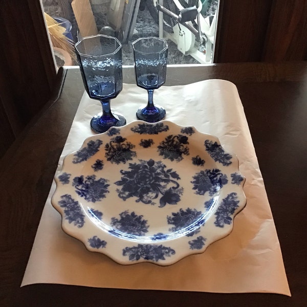 Vintage Anchor Hocking Wexford Red Wine Water Goblets Glasses-6-wexford ...