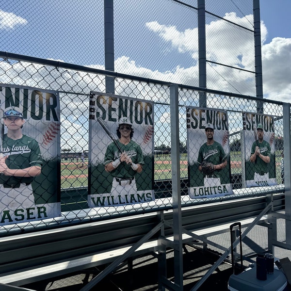 Custom Printed Vinyl Basketball Banners for Senior Night Posters ...
