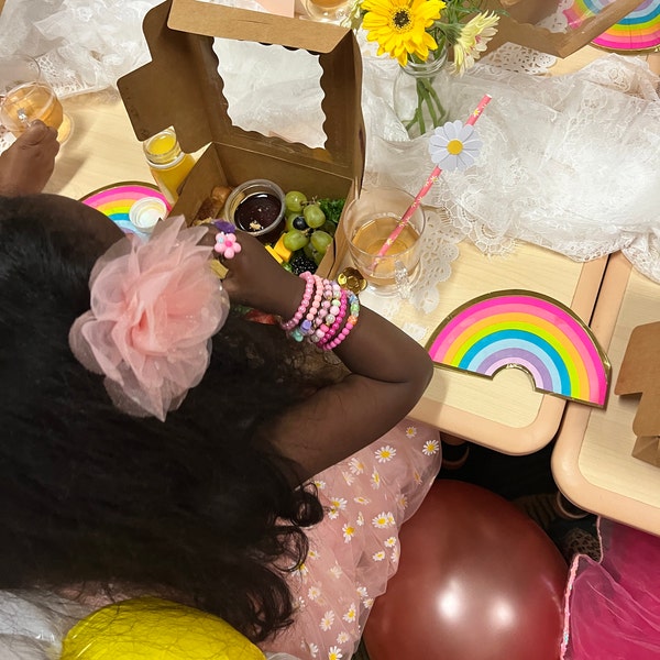 12 Pink Daisy Paper Straws Seventies Retro Vintage Birthday - Etsy