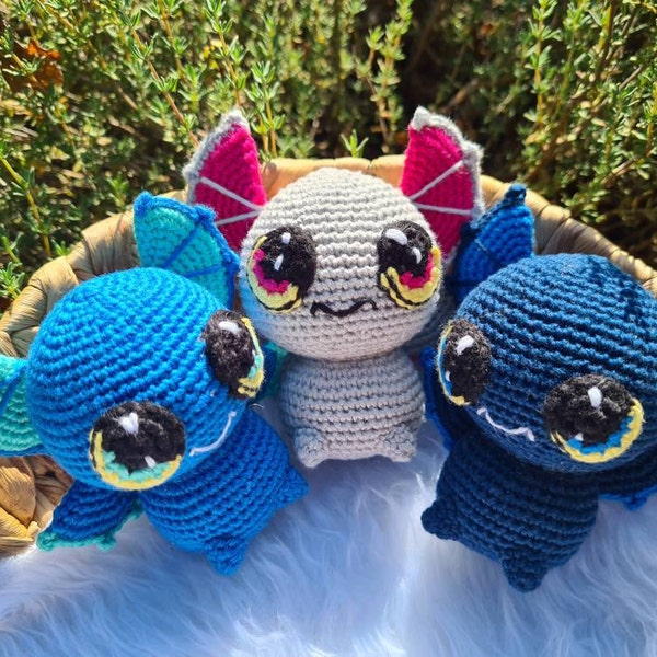 Bat Crochet Pattern Toy Decor Halloween Beauty Eyes for Amigurumi - Etsy