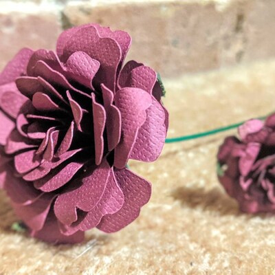 Rolled Rose Paper Flower SVG Digital File for Cricut & Silhouette - Etsy