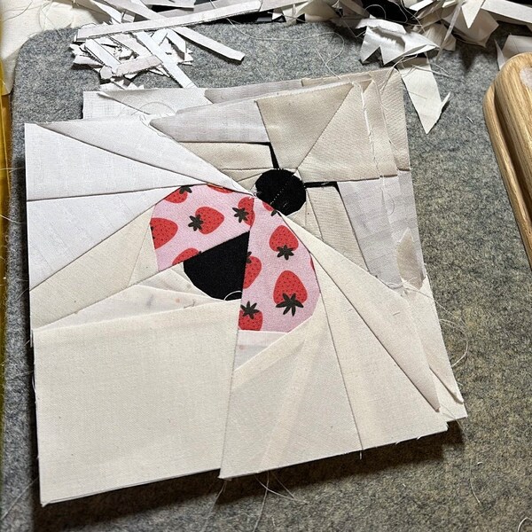 Bee and Ladybug Paper Pieced Patterns - Etsy Canada