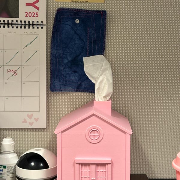 Pink Tissue Box House (tissue Box Cover, Living Room, Bedroom, Bathroom ...
