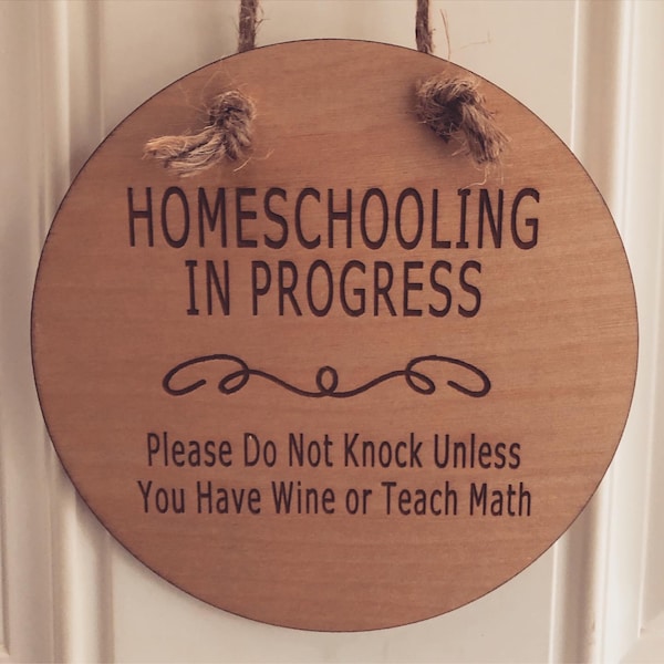 CUSTOMIZABLE Homeschool Distance Learning Front Porch Sign - Etsy