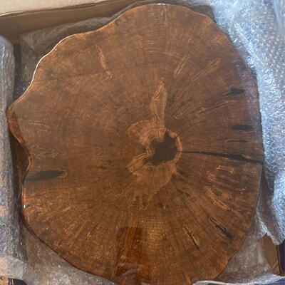 Wedding Cake Display Live Edge Wood Slice Wedding Cake - Etsy