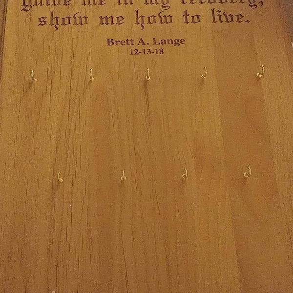 NA Key Fob Display | Personalized Third Step Prayer Key Tag Plaque ...