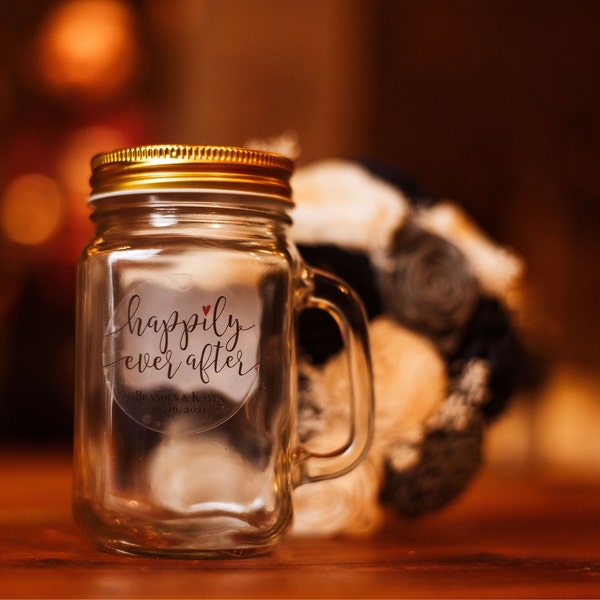 Happily Ever After Stickers, Wedding Favor Stickers,wedding Stickers ...