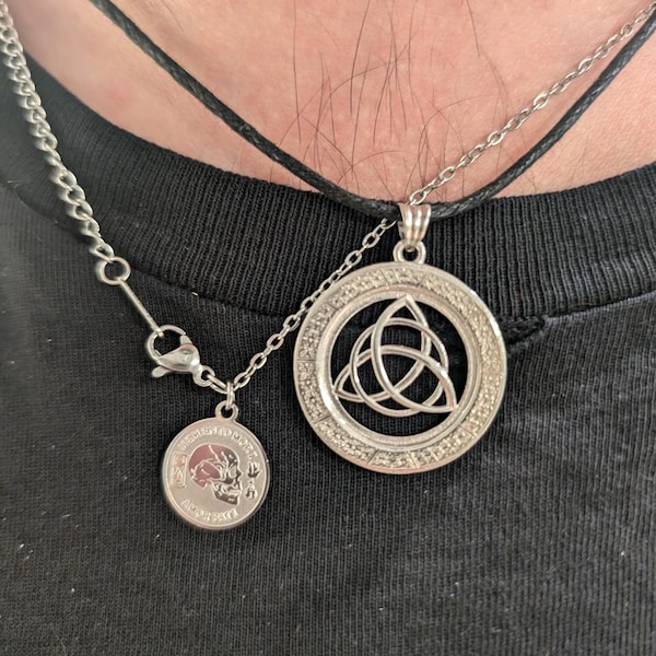 Four Stoic Virtues: Memento Mori Necklace - Stainless Steel Inspiration ...