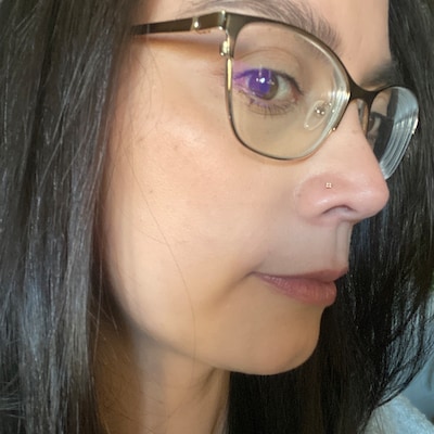 Ohm Nose Stud Ohm Nose Ring Yoga Nose Jewelry Meditation - Etsy