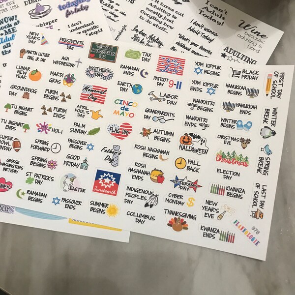 Blue Color Swatches Planner Stickers Journal Stickers Colour Swatches ...