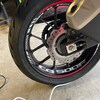 BMW S1000RR Wheel Decals Set S1KRR Sticker Rim Set S 1000RR Fluorescent ...