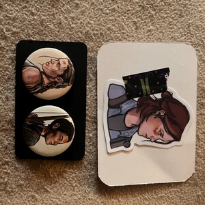 The Last of Us Button Pins Abby and Lev From Part 2 1.25in Button Pins ...