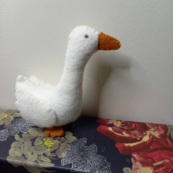 Goose Felt Pattern, Farm Animals PDF Pattern, Pattern Felt Toys Geese, DIY Farm Animals, PDF ...