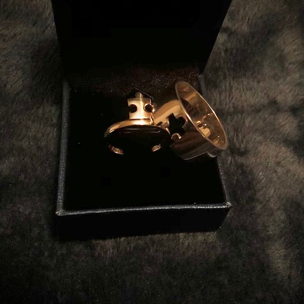 Mini Celebration Ring for New Couple - Silver Puzzle Promise Rings Set ...