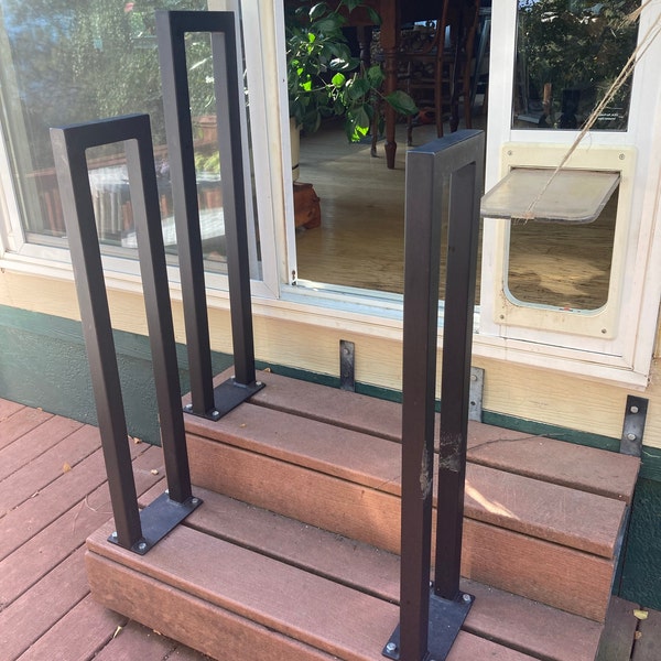 Ships in 1-2 Business Days !!!! Wrought Iron Guardrail / Handrail for ...