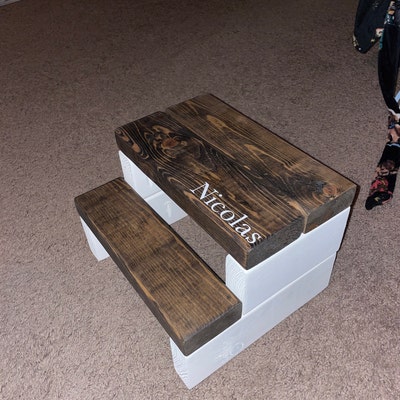 Personalized Modern Kids Step Stool Personalized Kid Step - Etsy