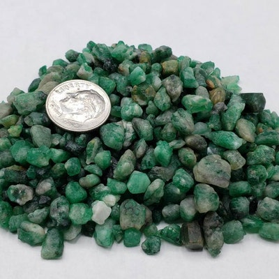 25/50ct Emerald Lot Untreated Emeralds Unoiled Unheated Natural Earth ...