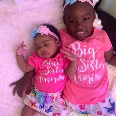 Middle Sister, Big Sister Little Sister Outfits, Pink Sister Outfits ...