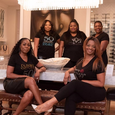 SLAYING at 50 BIRTHDAY Bling Rhinestone Shirt, Birthday Tee, Gifts for ...