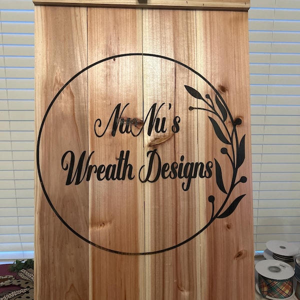40"x20" Custom Handcrafted Wooden Wreath Making Easel – Adjustable ...