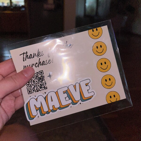 Waterproof Name Decal Personalized Vinyl Sticker NAME STICKER ...