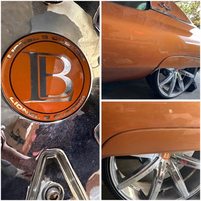 Metal Stickers Custom Car / Wheels Center Cap Logo Badge Wheel Trims ...