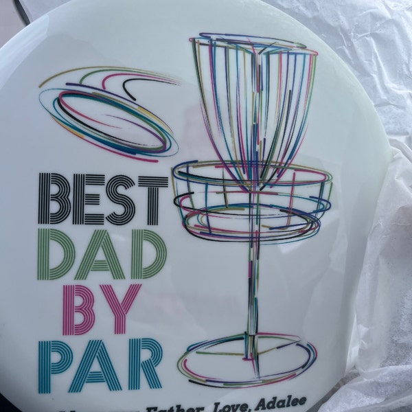 Best Dad by Par Disc Golf Disc | MVP Innova Dynamic Discs | Father Gift ...