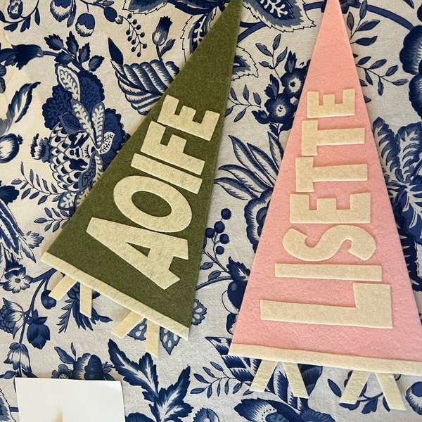 Personalized Name, Custom Dorm Room Pennant, Roommate, Dorm Decor ...