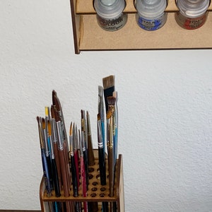 Wall Mounted Tube Type Paint Storage Rack 20/21ml Tubes or - Etsy