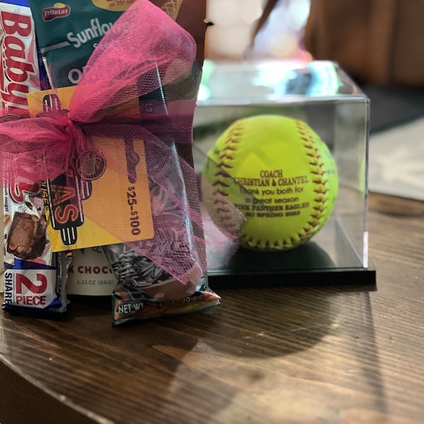 Engraved Softball, Custom Message Softball, Softball Coach Gift ...