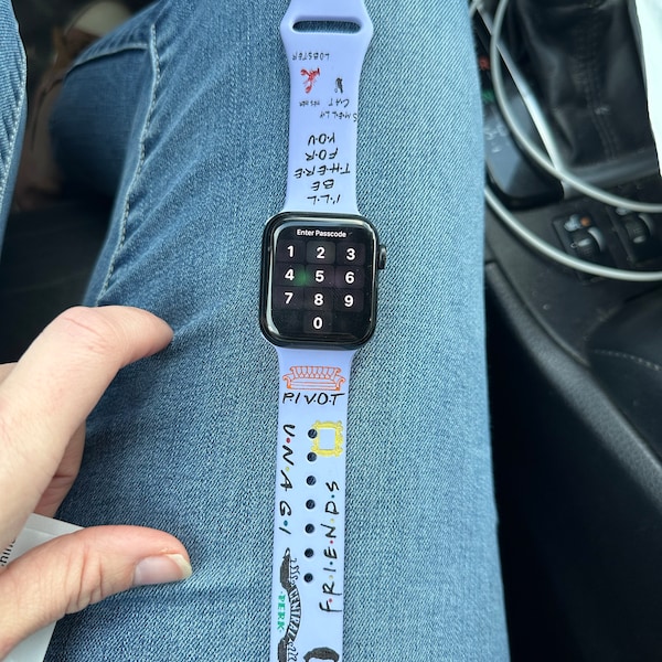 Apple Watch Friends Inspired Custom Silicone Band ! - Etsy