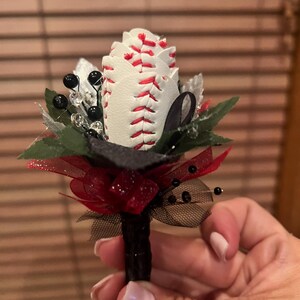 Single Stem Authentic Softball Rose - Etsy
