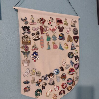 Enamel Pin Display Banner, Multiple Sizes, Badge Display, Brooch ...