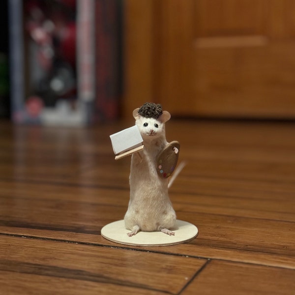 Taxidermy Mouse Bob Ross! Odditys / Curiosity - Etsy
